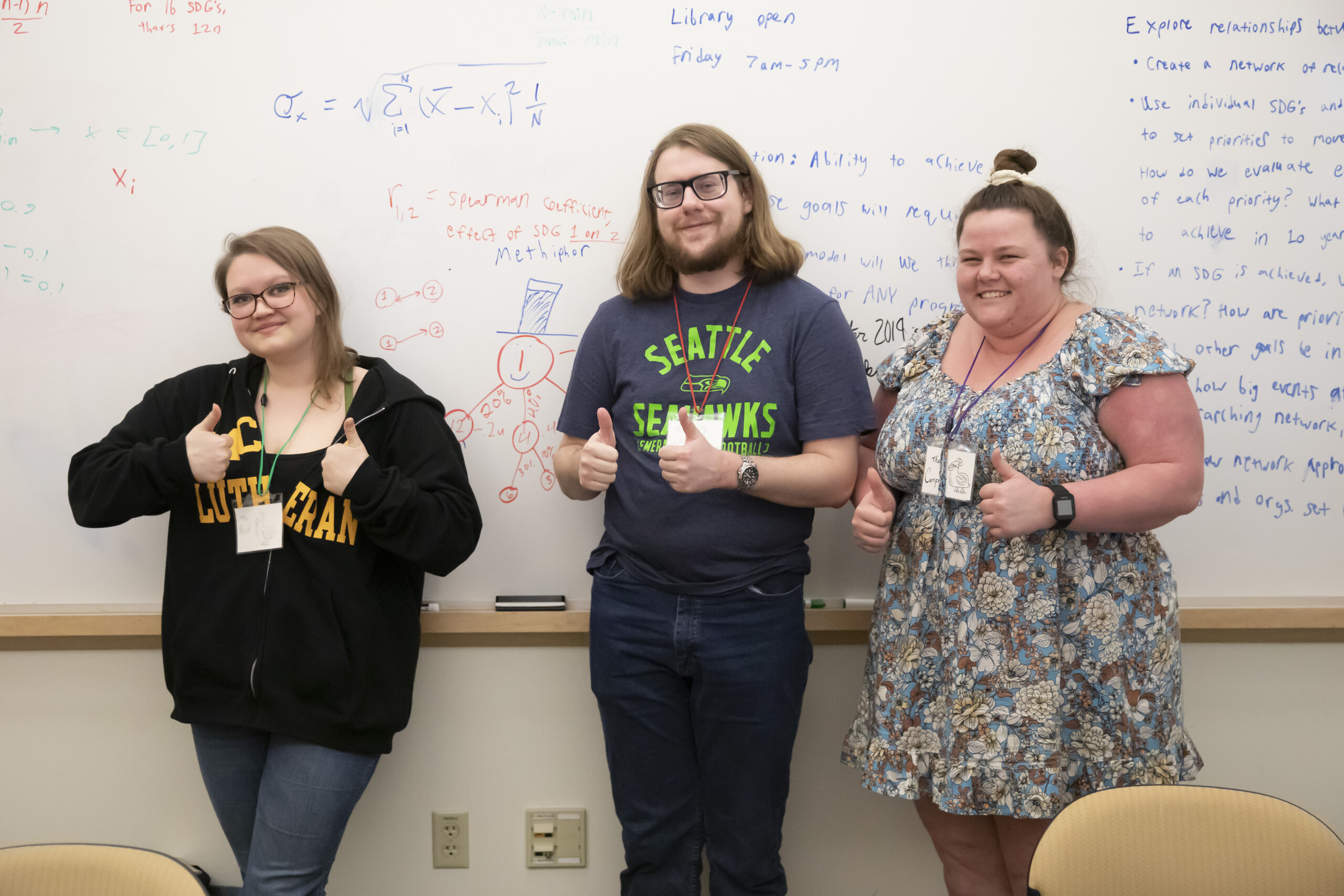PLU students conquer the math modeling marathon! | Admission | PLU