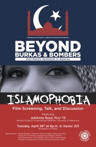 Islamophobia Film Screening & Lecture | Global Studies Program | PLU