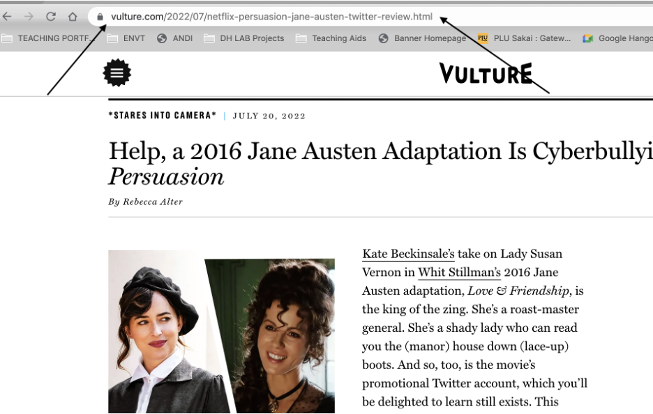 How to Annotate | The Jane Austen Review | PLU