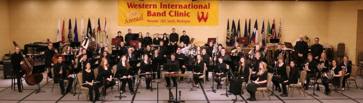 The University Wind Ensemble featured at the Western International Band ...
