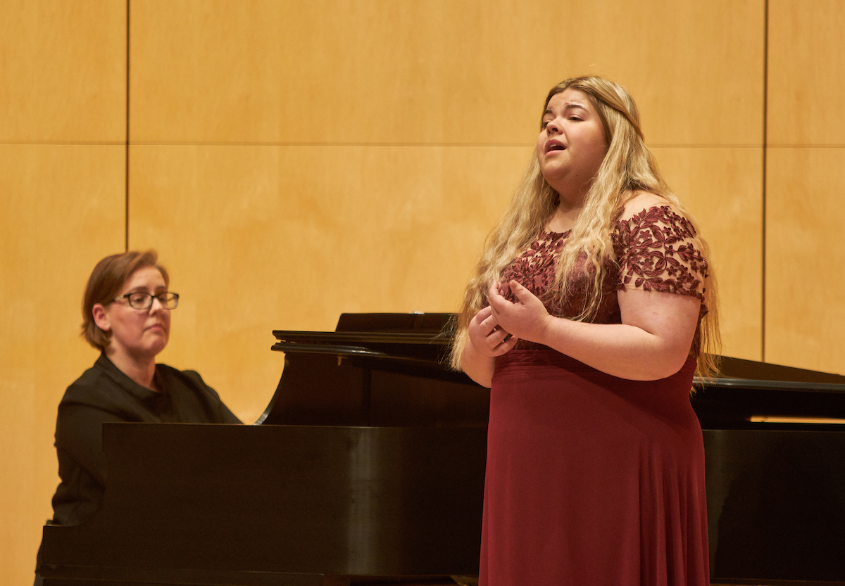 Winners of the Inaugural Angela Meade Vocal Competition | Music | PLU
