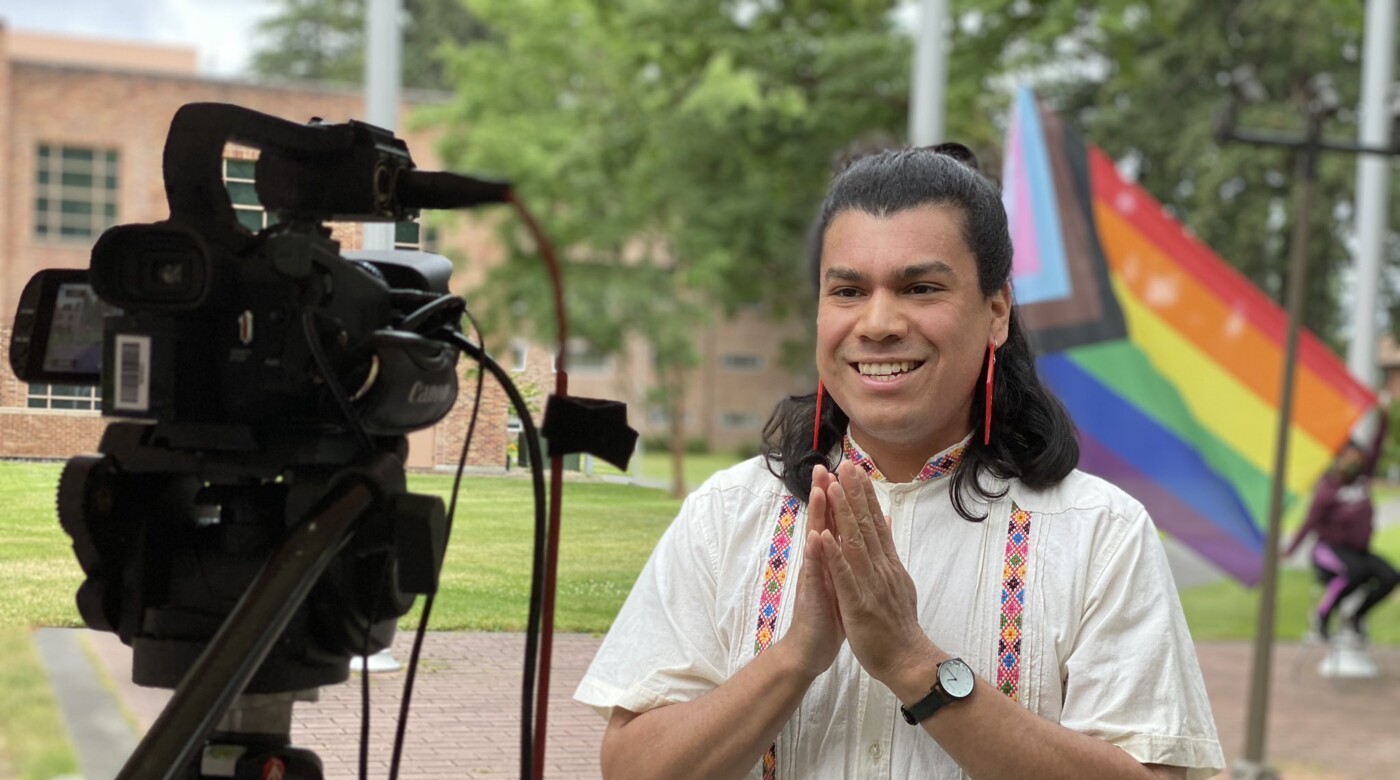 PLU helps celebrate Tacoma Pride Week by raising the rainbow flag on ...