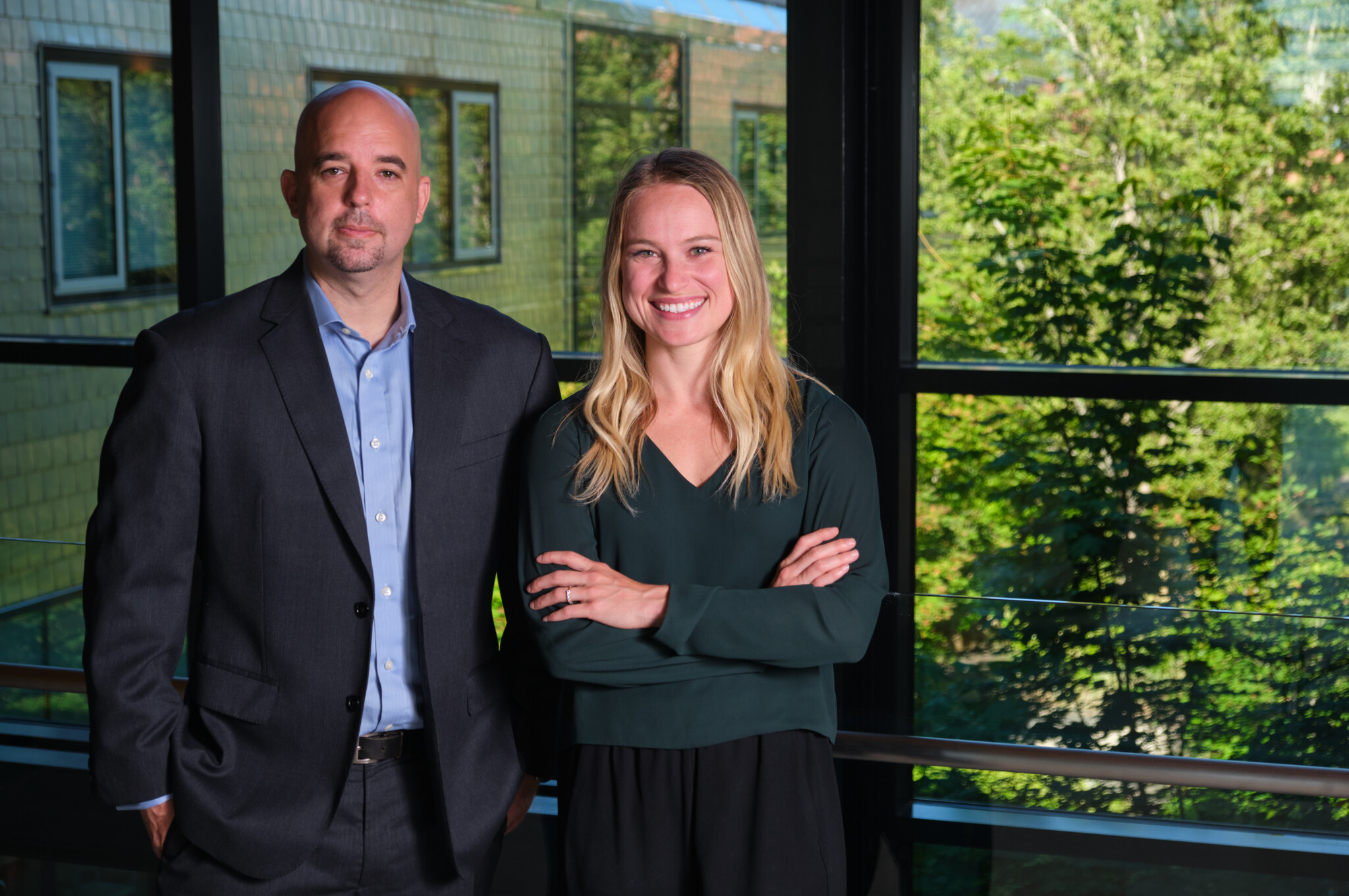 PLU business alumni Bradd Busick (MultiCare) and Andrea Adams (Nike ...