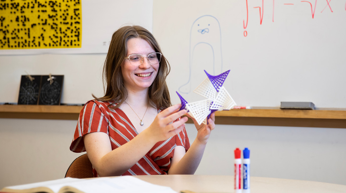 Mathematics major Lindsey Clark ’24 is a Noyce scholar and future ...