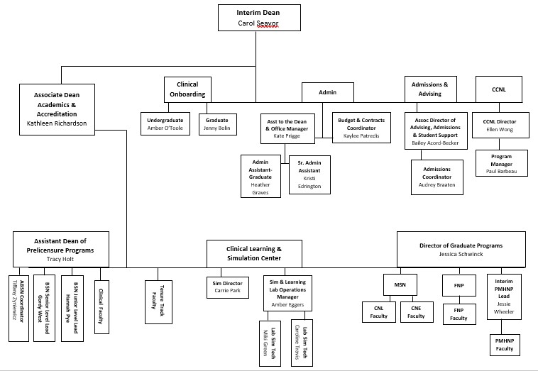 Nursing Org Chart